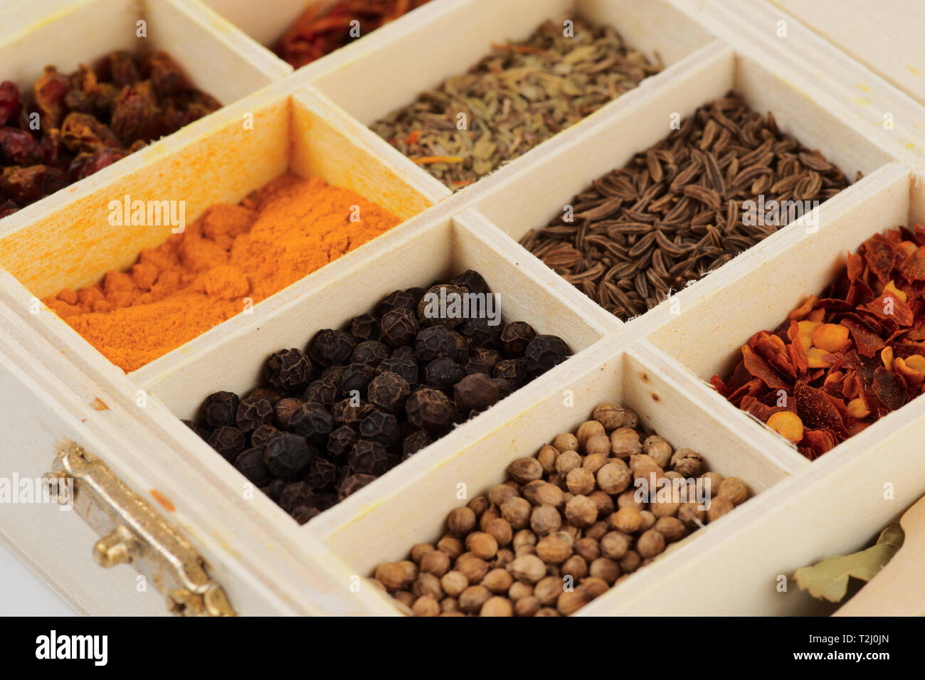 Set of spices for pilaf cooking, close-up shot Stock Photo - Alamy