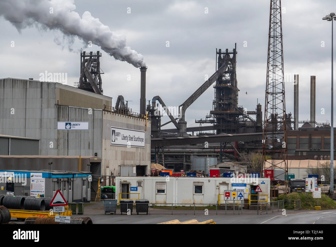 Steelworks scunthorpe hi-res stock photography and images - Alamy