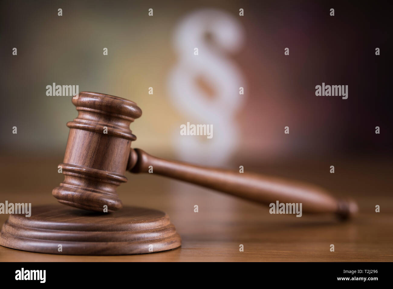 Law theme, mallet of judge, wooden gavel Stock Photo - Alamy