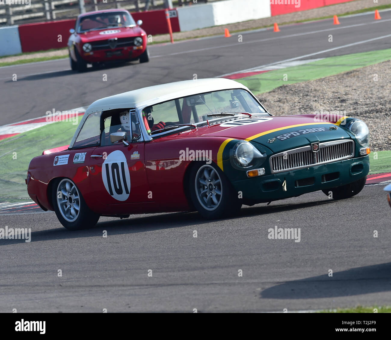 Peter Bowyer, MG B Roadster, 70's Road Sports Championship, HSCC ...