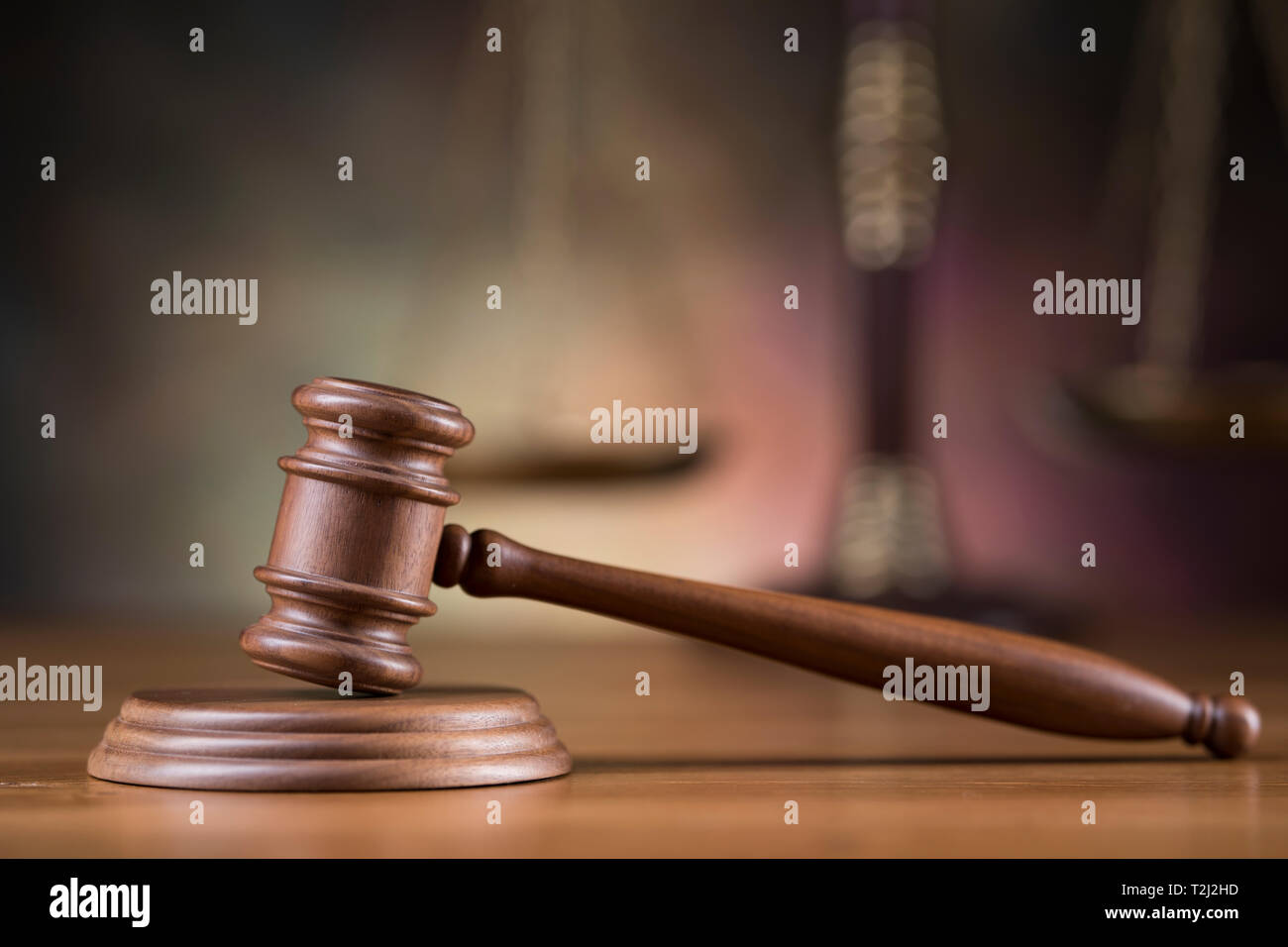 Law theme, mallet of judge, wooden gavel Stock Photo - Alamy