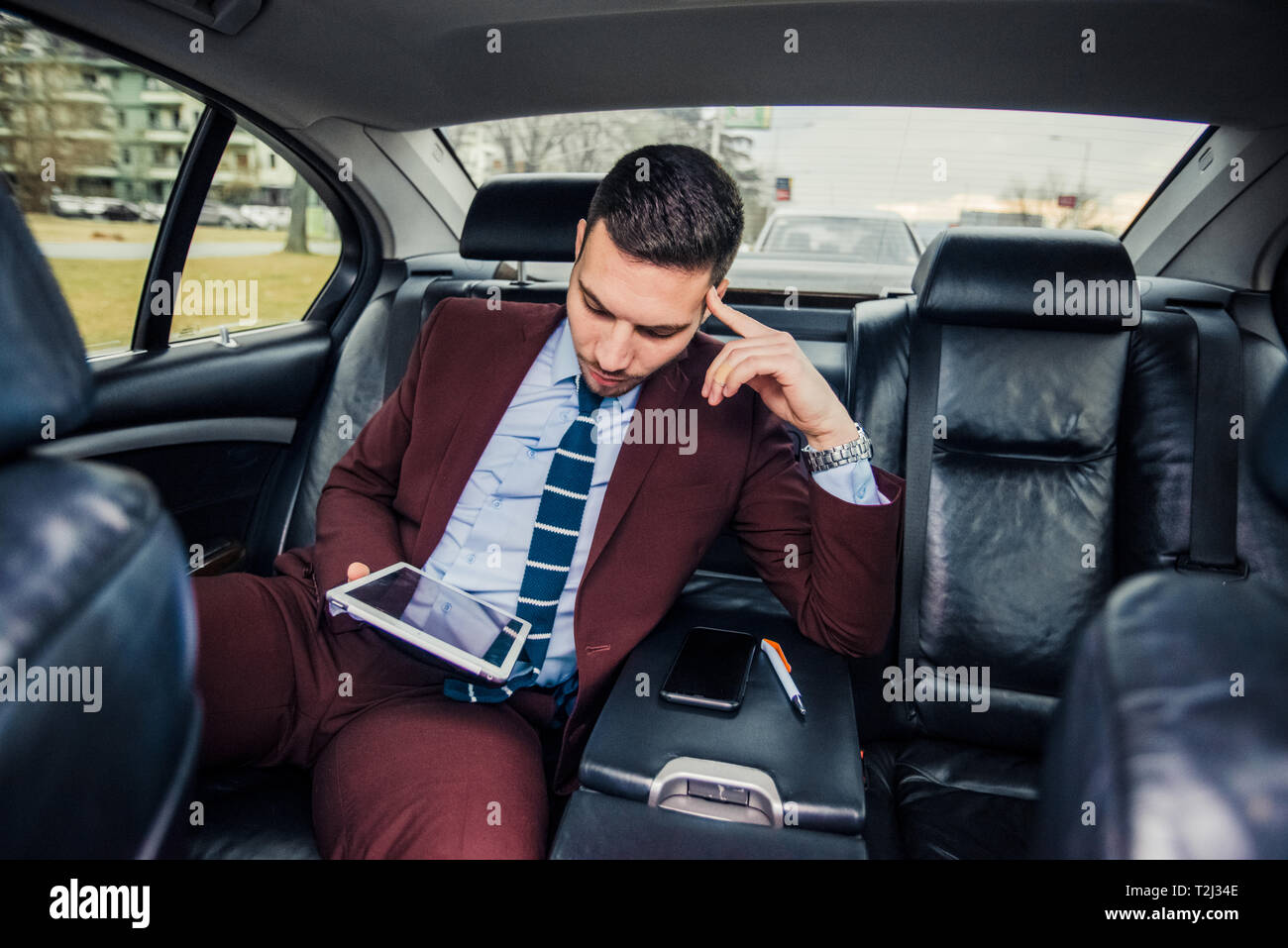 Stretch limousine interior hi-res stock photography and images - Alamy