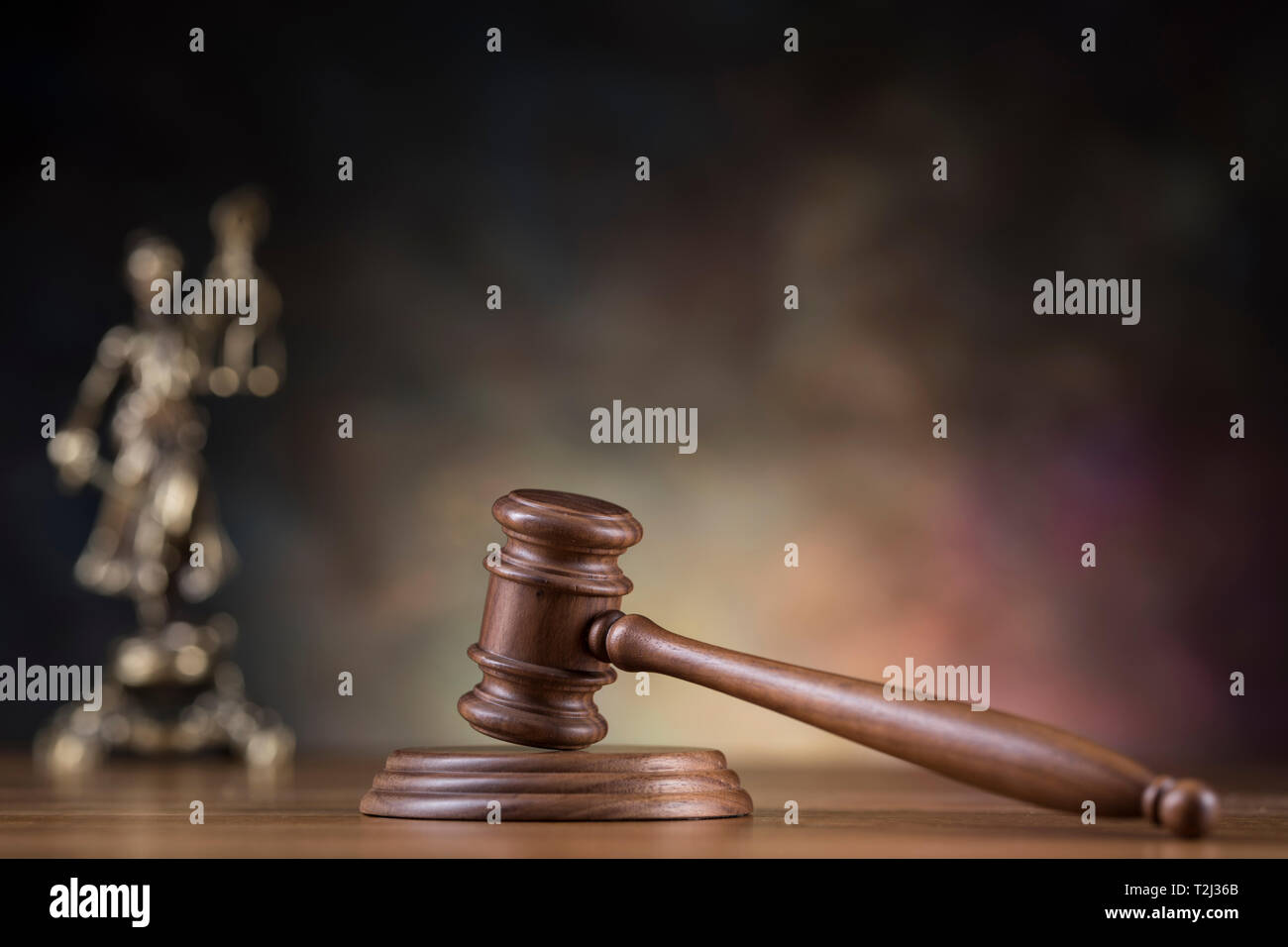 Law theme, mallet of judge, wooden gavel Stock Photo - Alamy