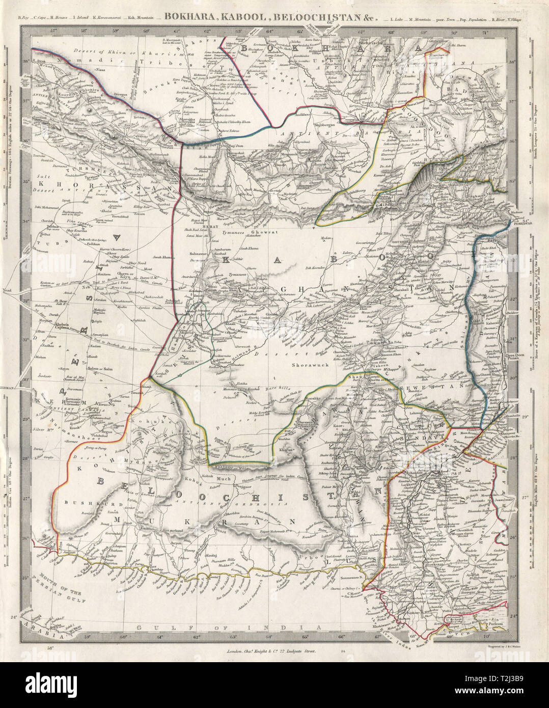 BOKHARA KABUL & BALUCHISTAN. Afghanistan Khorassan Pakistan Sinde. SDUK ...