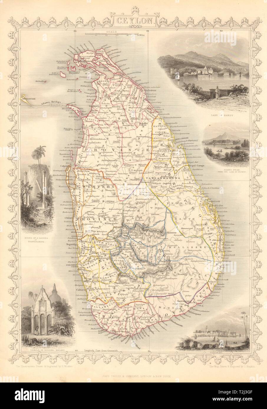 Ceylon sri lanka map colombo hi-res stock photography and images - Alamy