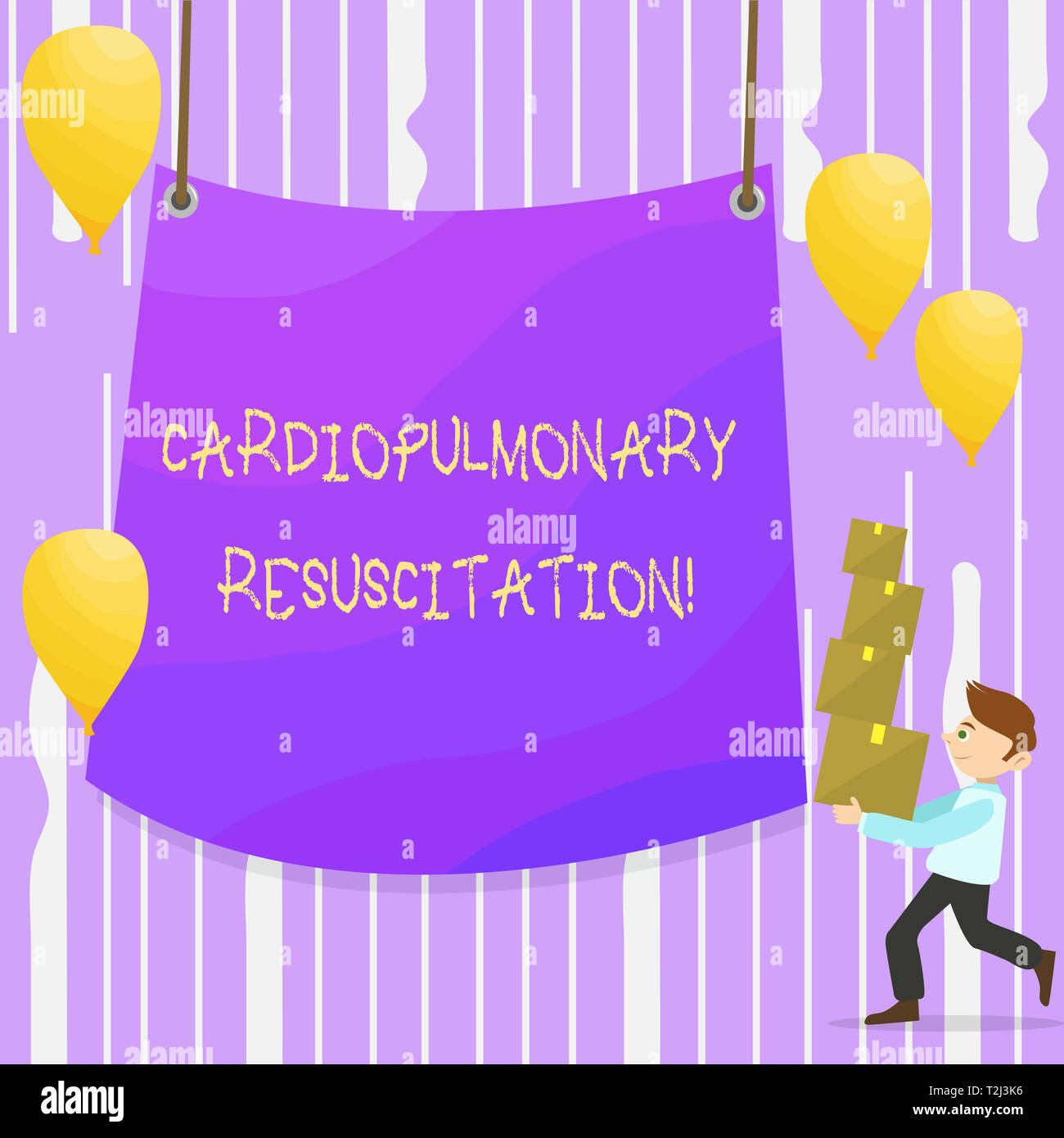 Word writing text Cardiopulmonary Resuscitation. Business photo ...