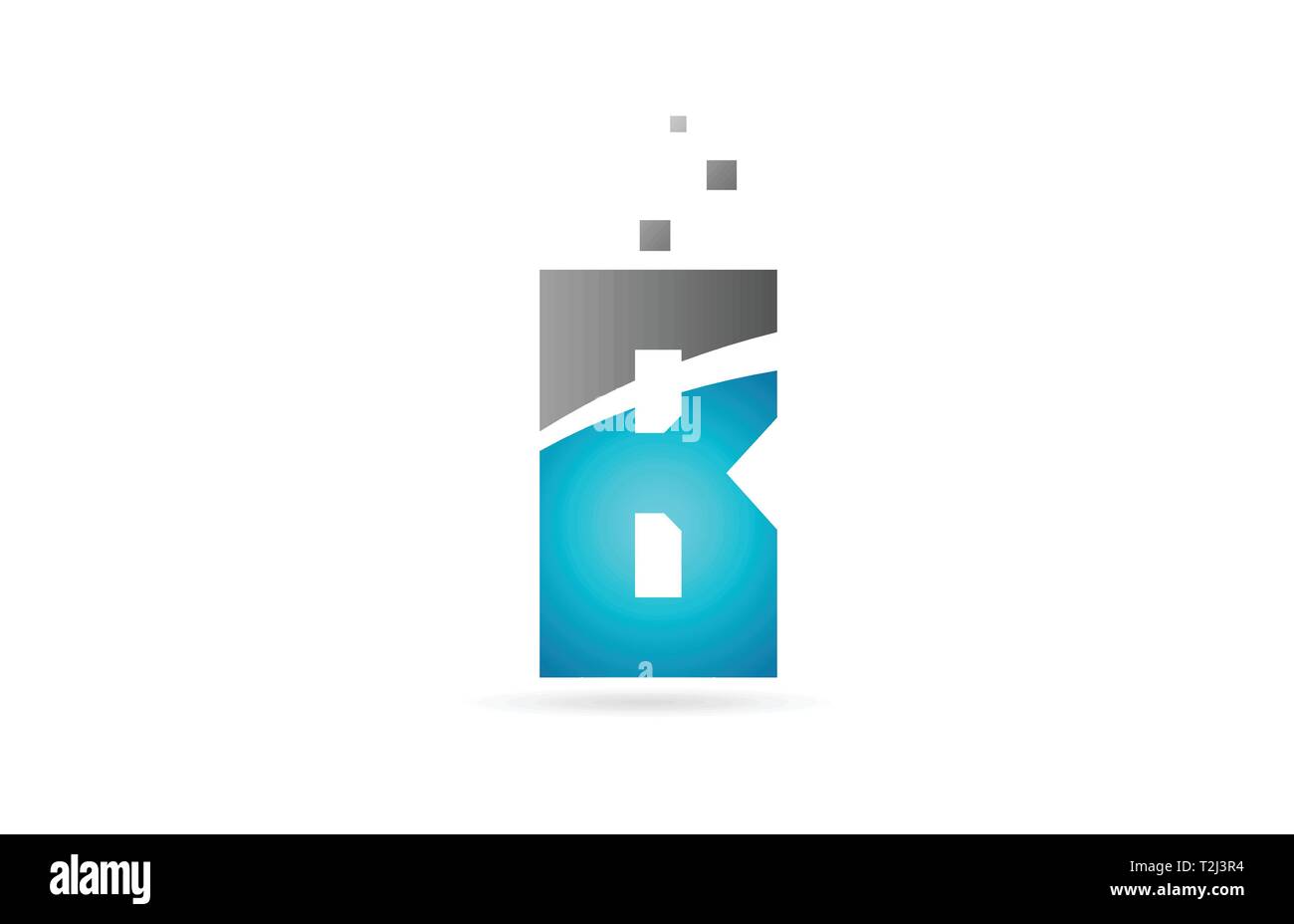 blue grey alphabet letter B logo design suitable for a company or ...