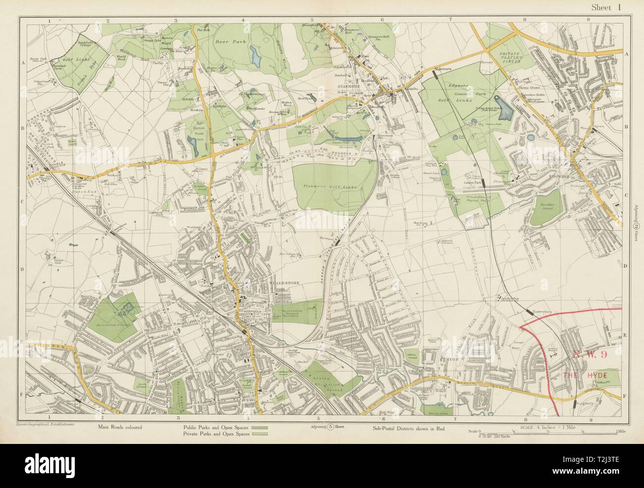 Kenton map hi-res stock photography and images - Alamy