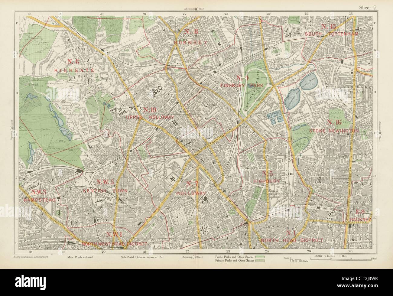 Map of stoke newington hi-res stock photography and images - Alamy