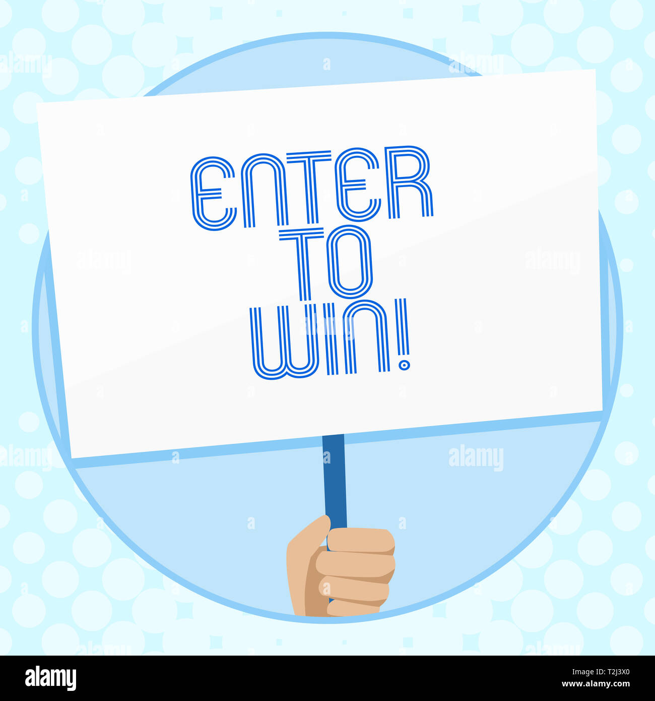 Conceptual hand writing showing Enter To Win. Concept meaning ...
