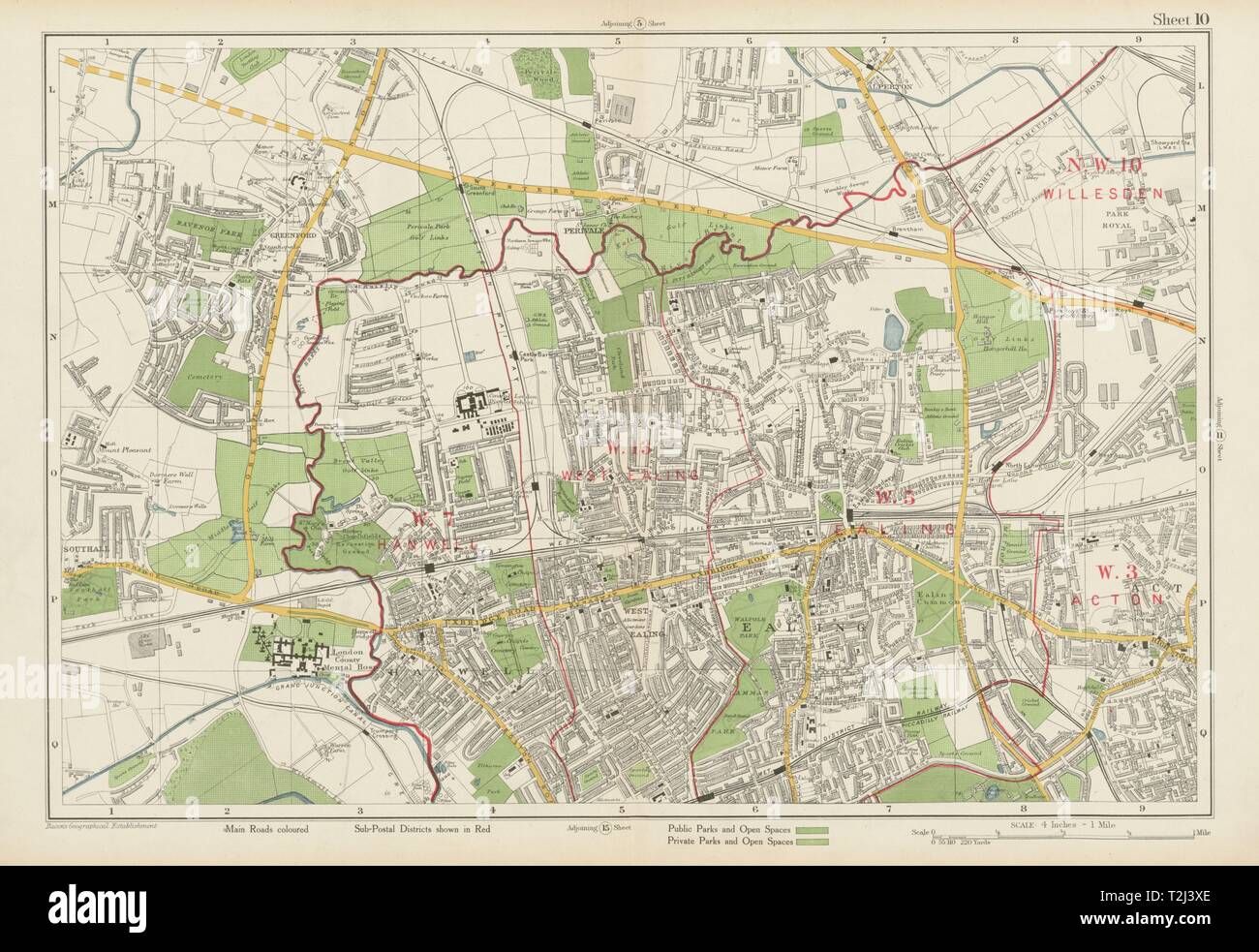 Map of w3 london hi-res stock photography and images - Alamy