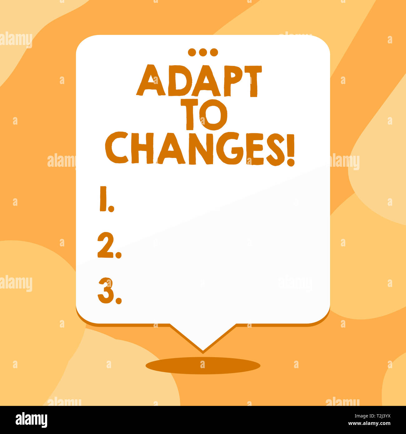 Conceptual hand writing showing Adapt To Changes. Concept meaning ...