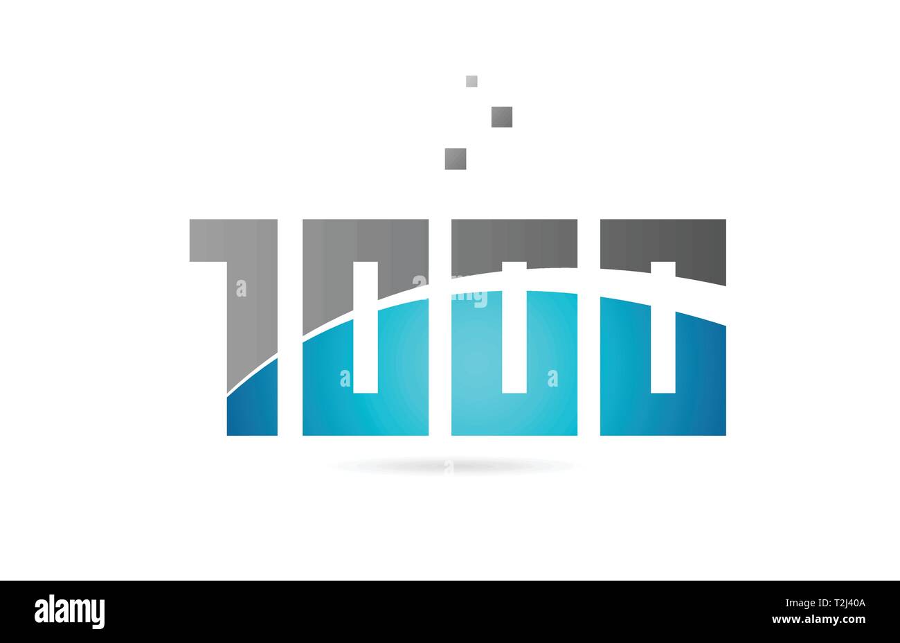 Number 1000 Stock Vector Images - Alamy