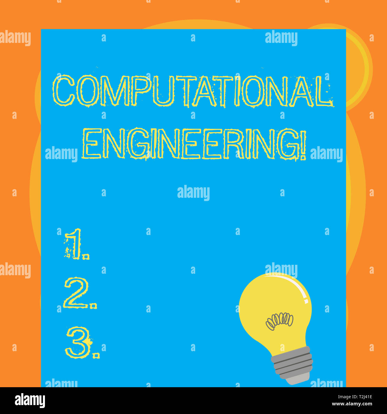 Writing note showing Computational Engineering. Business concept for ...