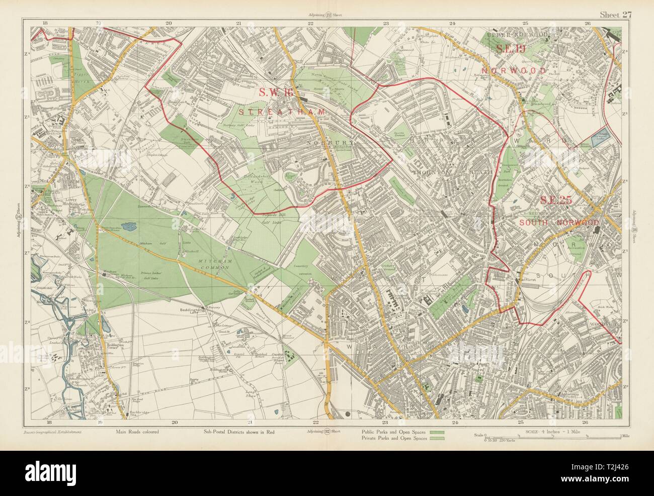 STREATHAM CROYDON MITCHAM South Norwood Thornton Heath Woodside. BACON ...