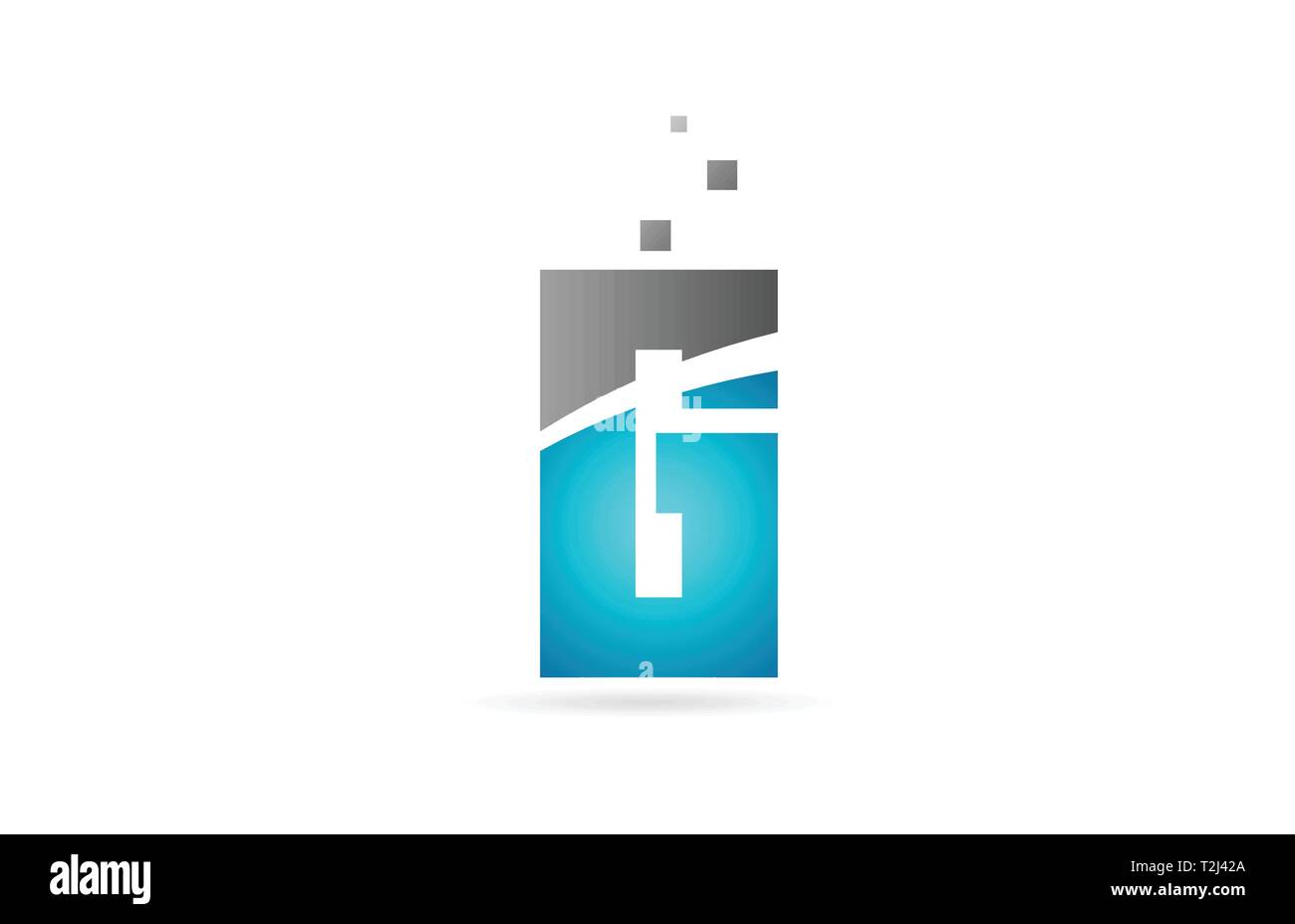 blue grey alphabet letter G logo design suitable for a company or ...