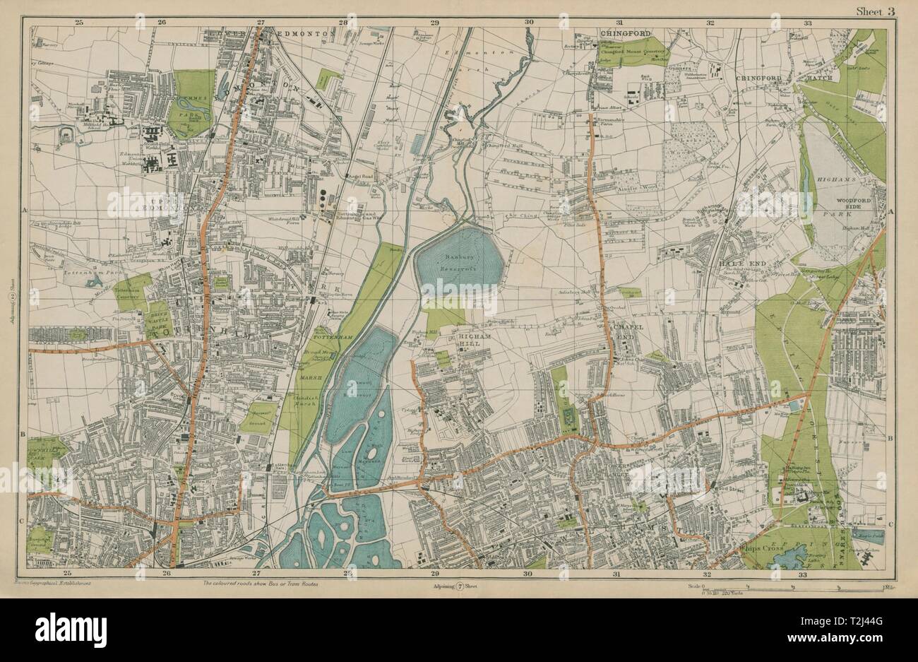 Chingford london map hi-res stock photography and images - Alamy