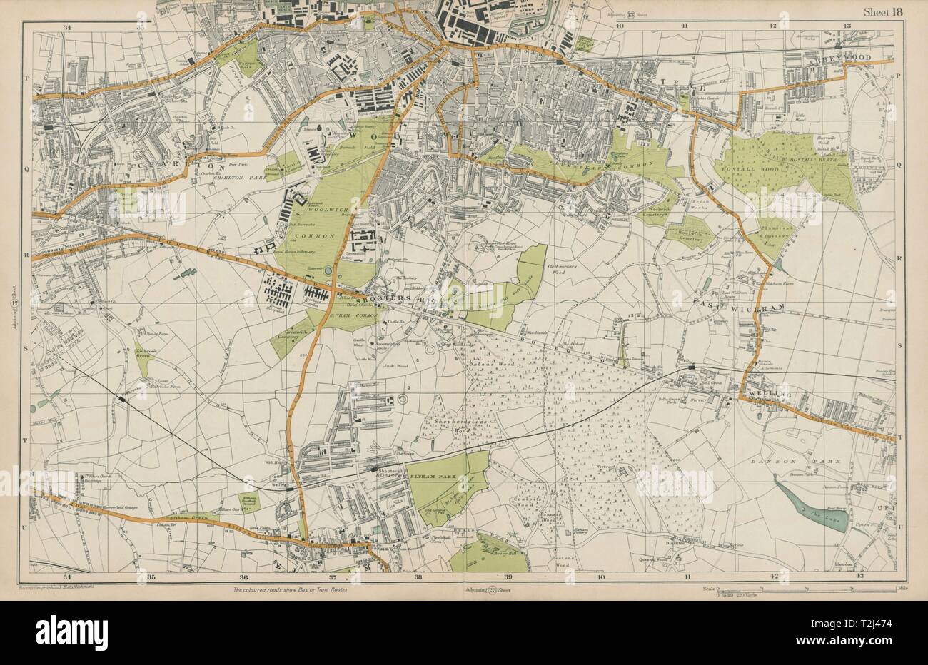 WOOLWICH Charlton Eltham Bexley Plumstead Shooters H Greenwich.BACON ...