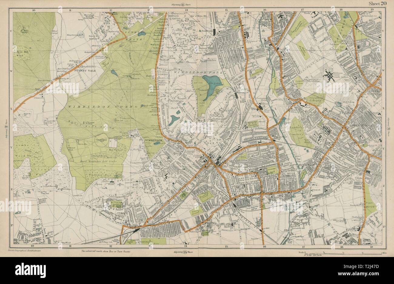 WIMBLEDON Merton Tooting Putney Heath Southfields Cottenham Park BACON ...