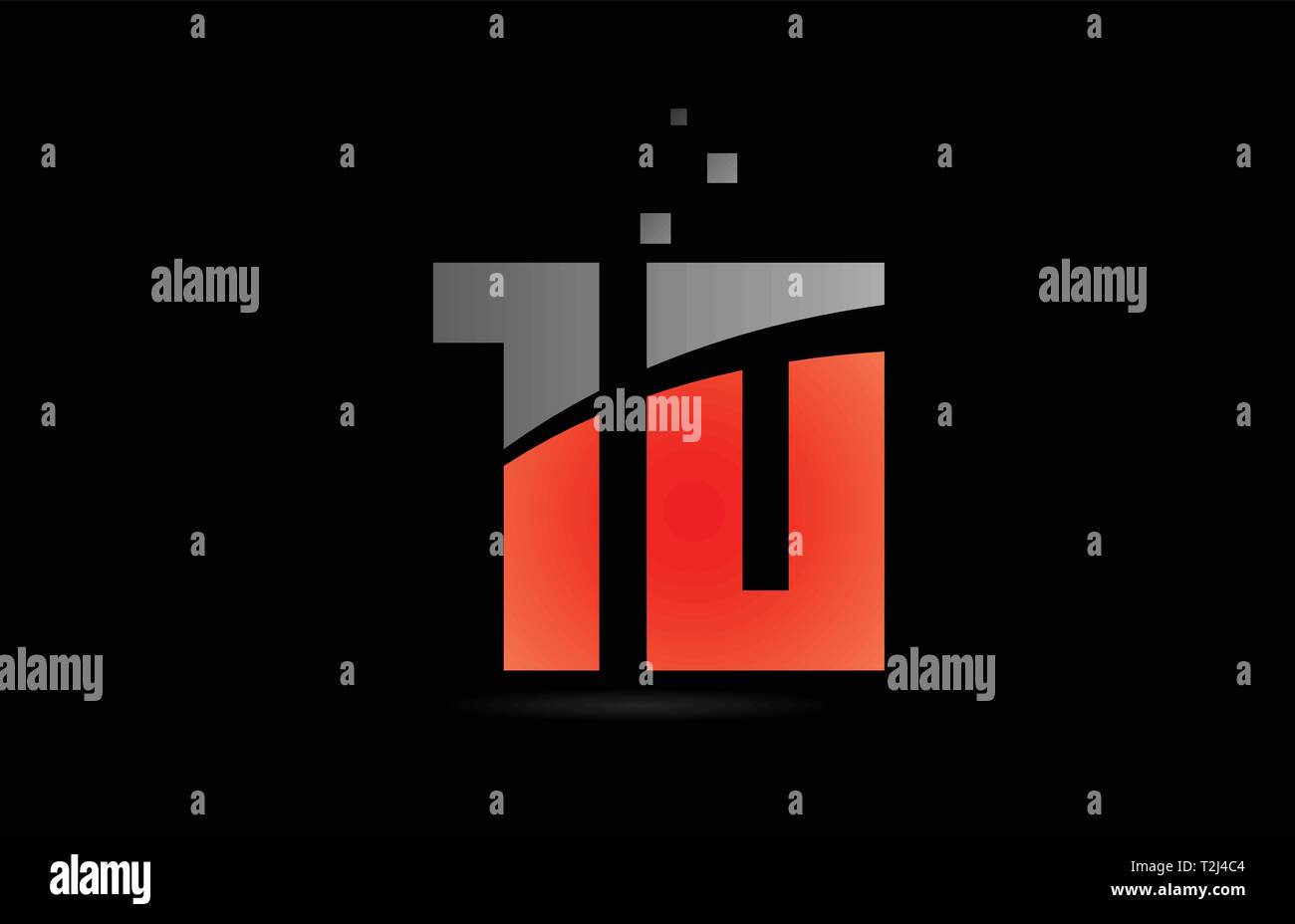 orange grey on black background number 10 logo design suitable for a ...