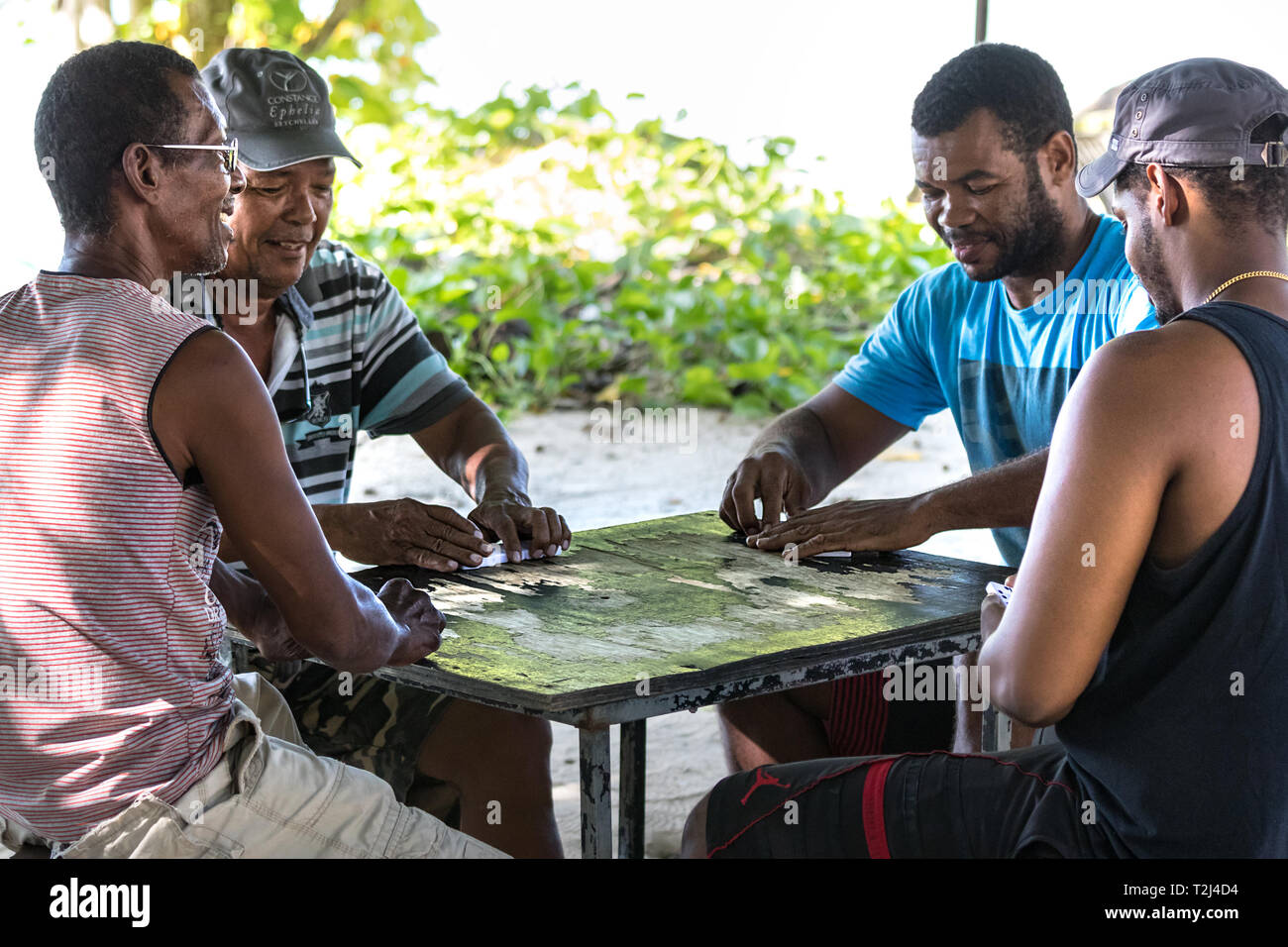 Seychelles group of people hi-res stock photography and images - Alamy