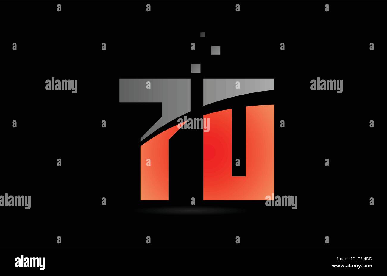 orange grey on black background number 70 logo design suitable for a ...