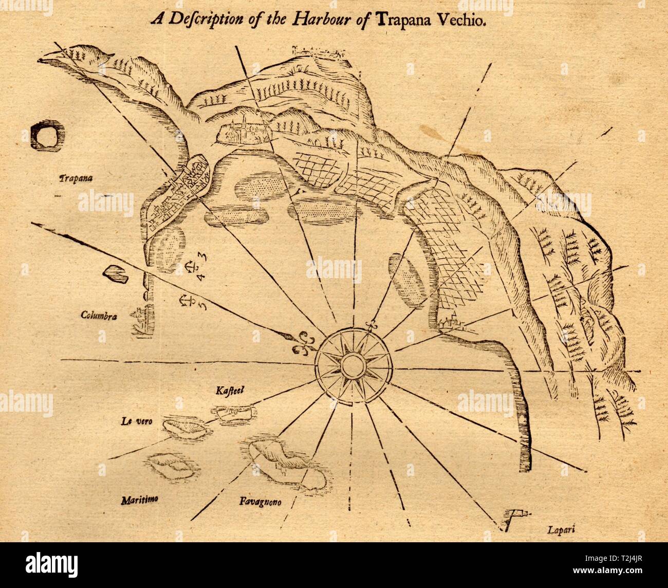 Map of english harbour hi-res stock photography and images - Alamy