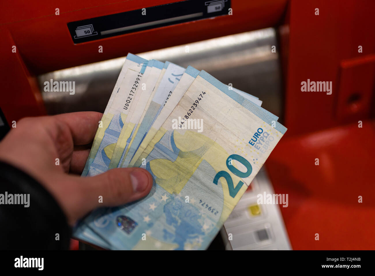 50 Euro Cash Machine High Resolution Stock Photography and Images - Alamy