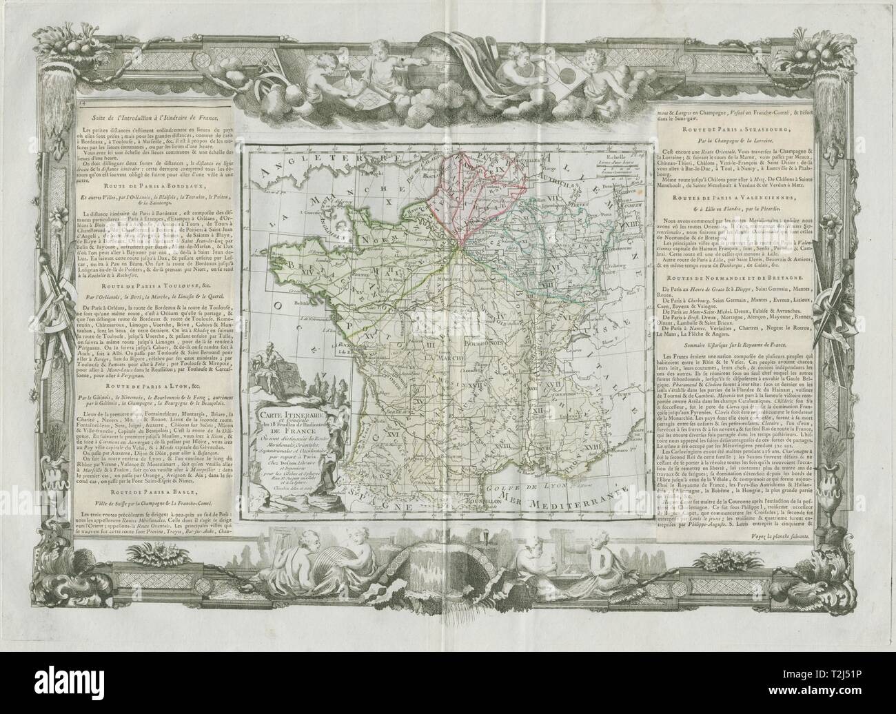 Antique globe map 18th century hi-res stock photography and images - Alamy