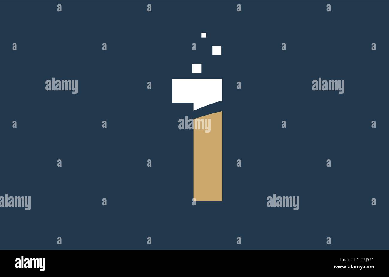 yellow white blue color number 1 logo design suitable for a company or ...