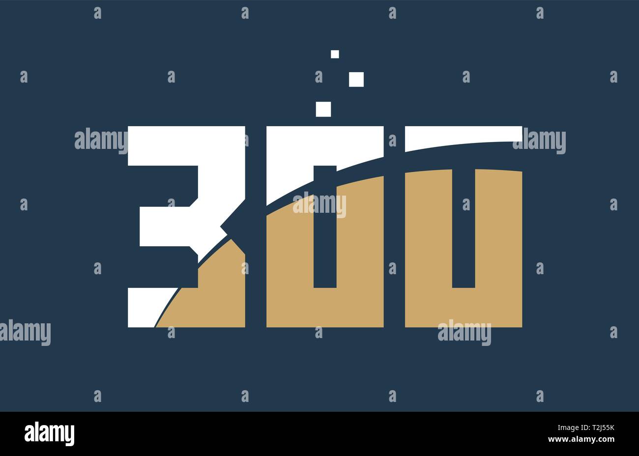 Number 300 Stock Vector Images - Alamy