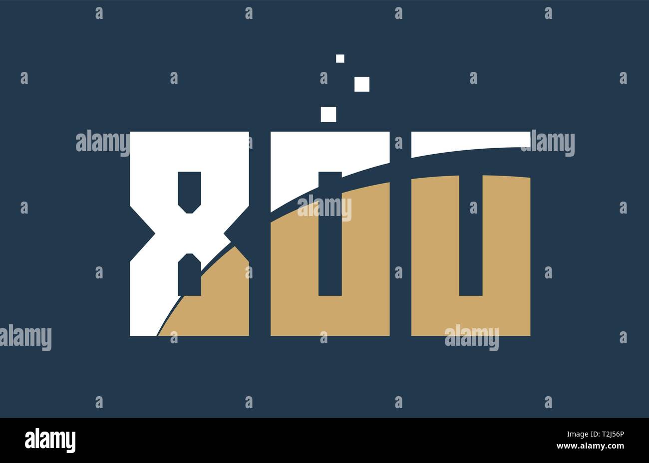 yellow white blue color number 800 logo design suitable for a company ...