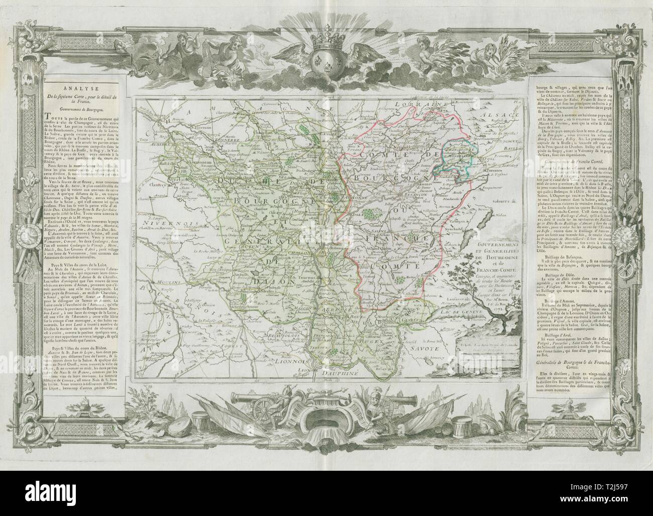 Map of franche comte hi-res stock photography and images - Alamy