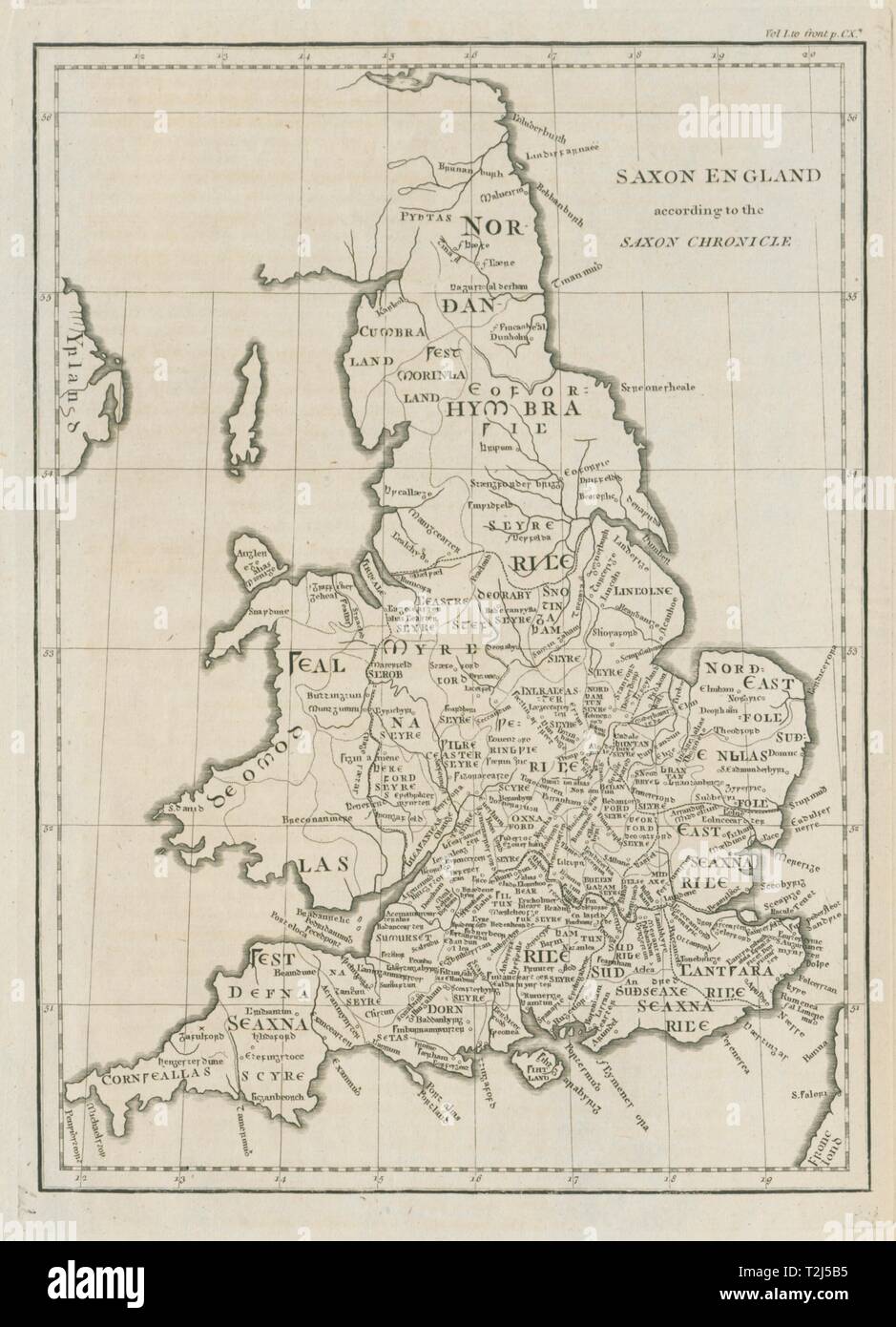 Old Map England Ireland High Resolution Stock Photography and Images ...