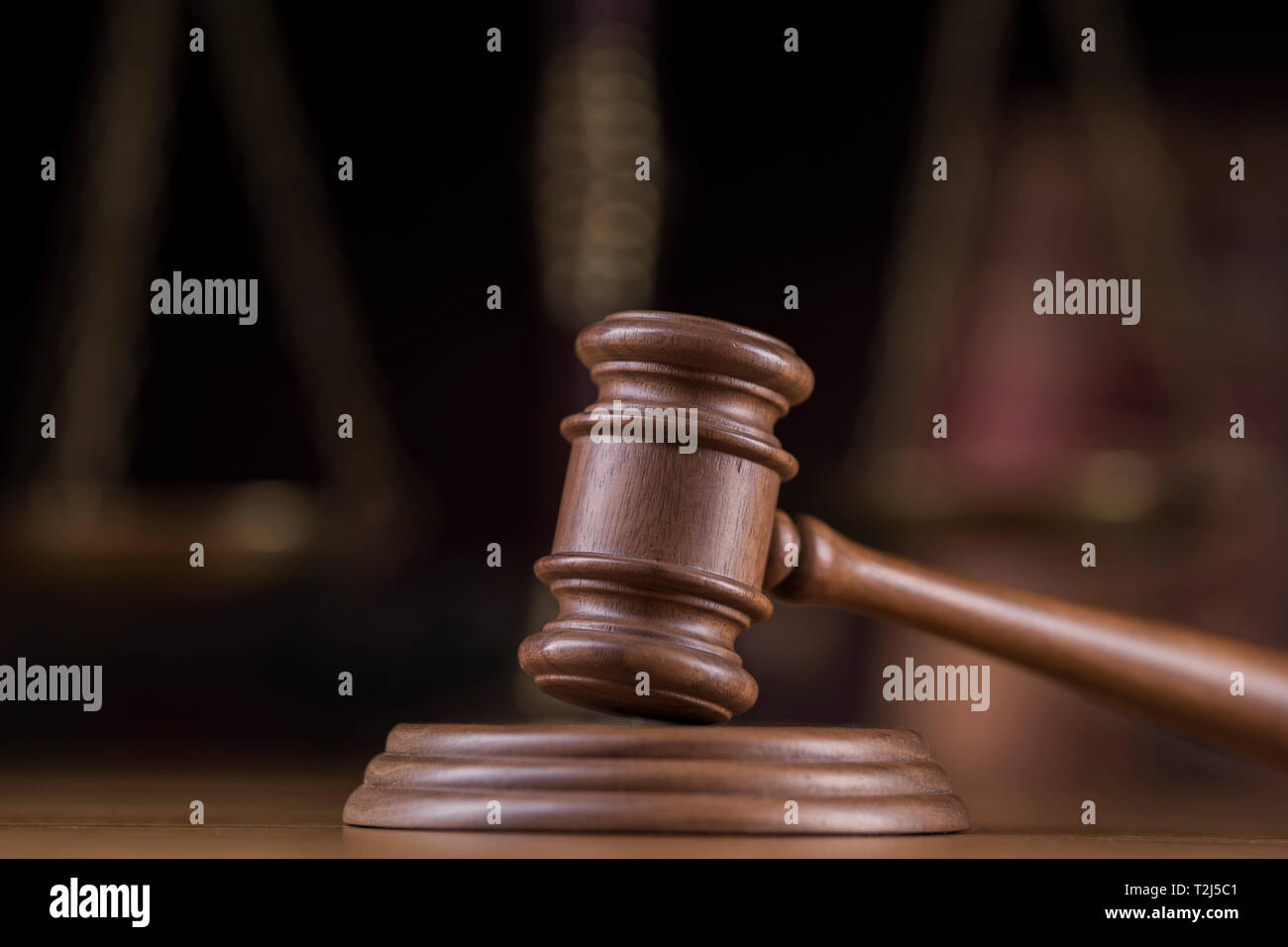 Law theme, mallet of judge, wooden gavel Stock Photo - Alamy