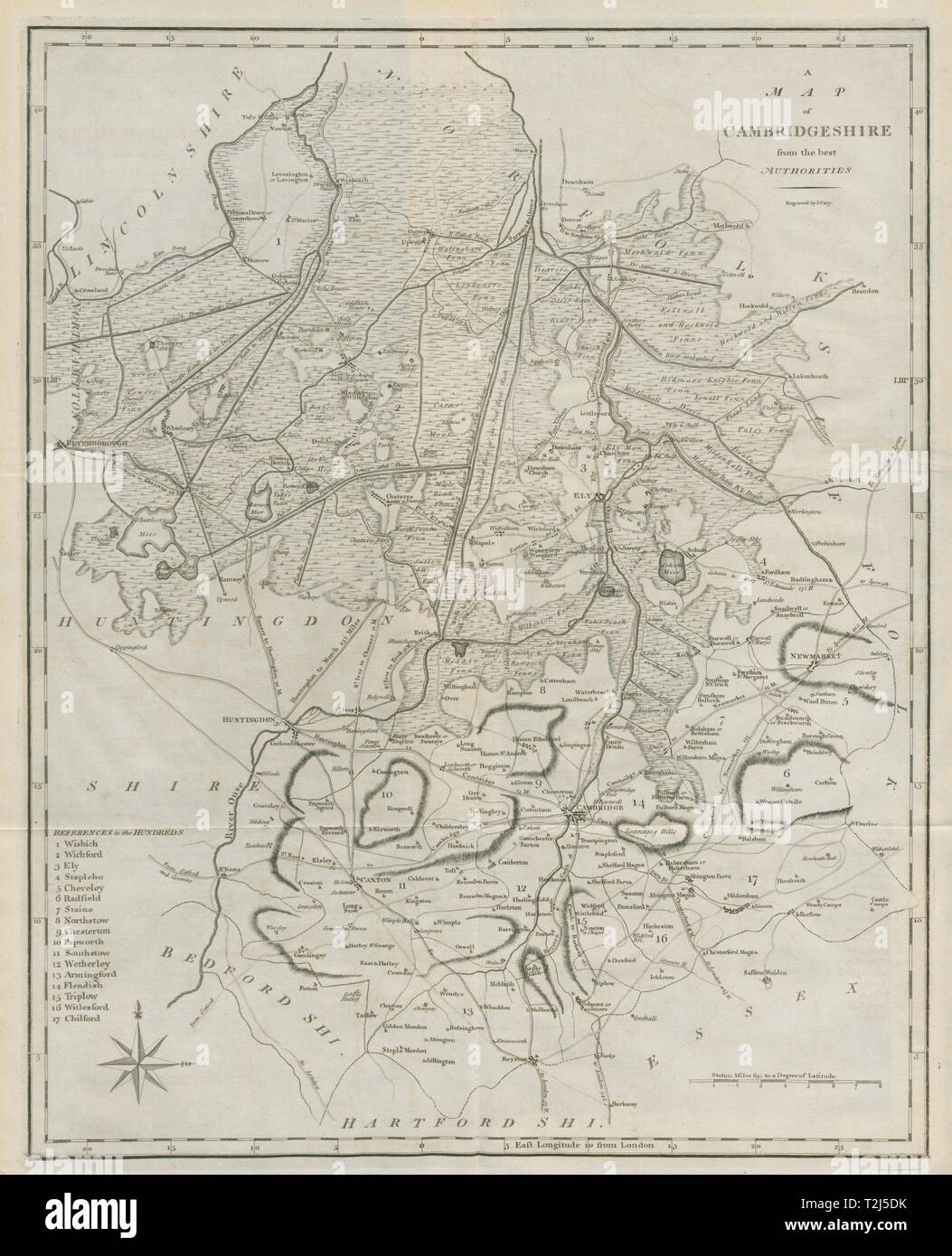 Cary map of ireland hi-res stock photography and images - Alamy