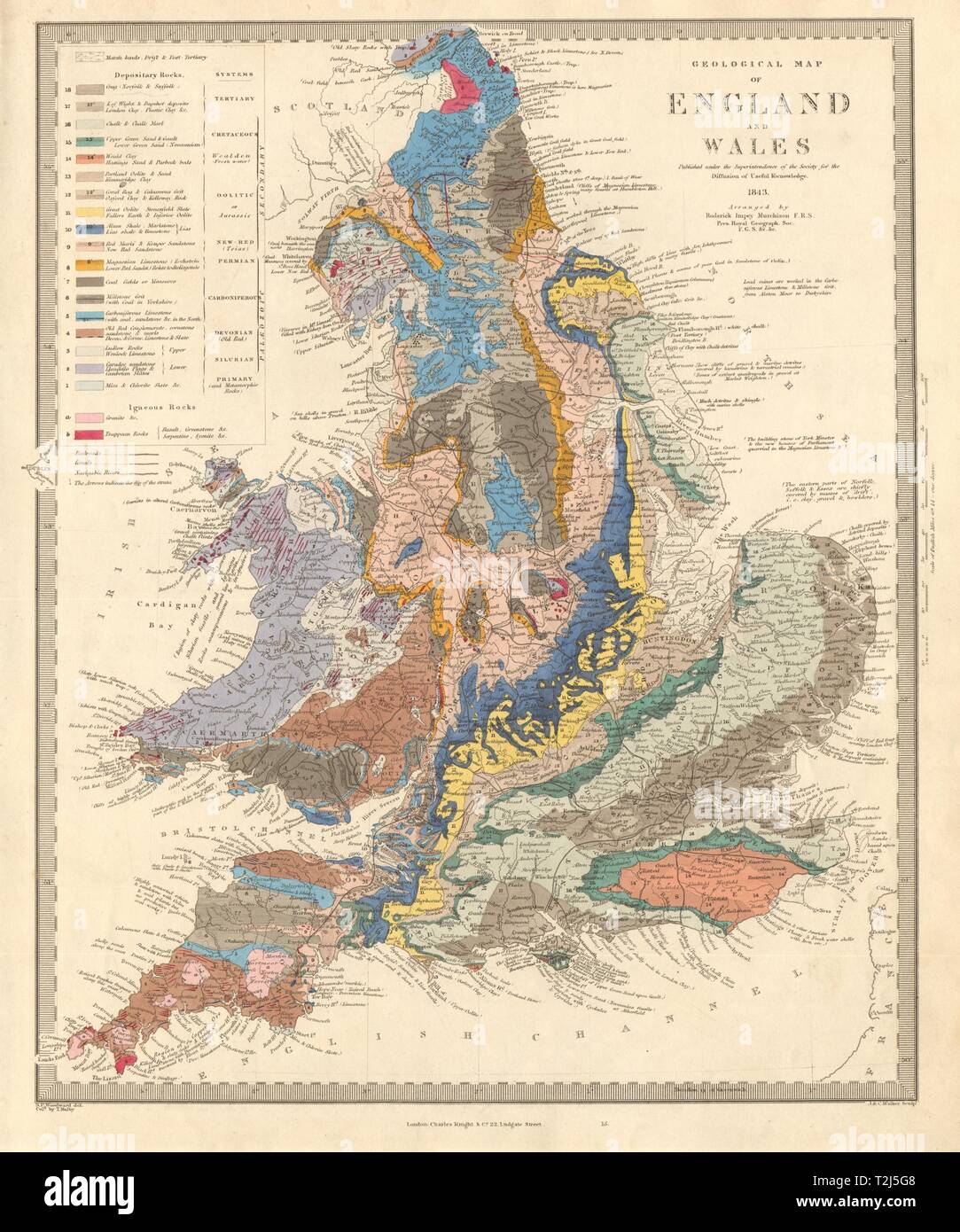 Geological Map Of England And Wales - United States Map