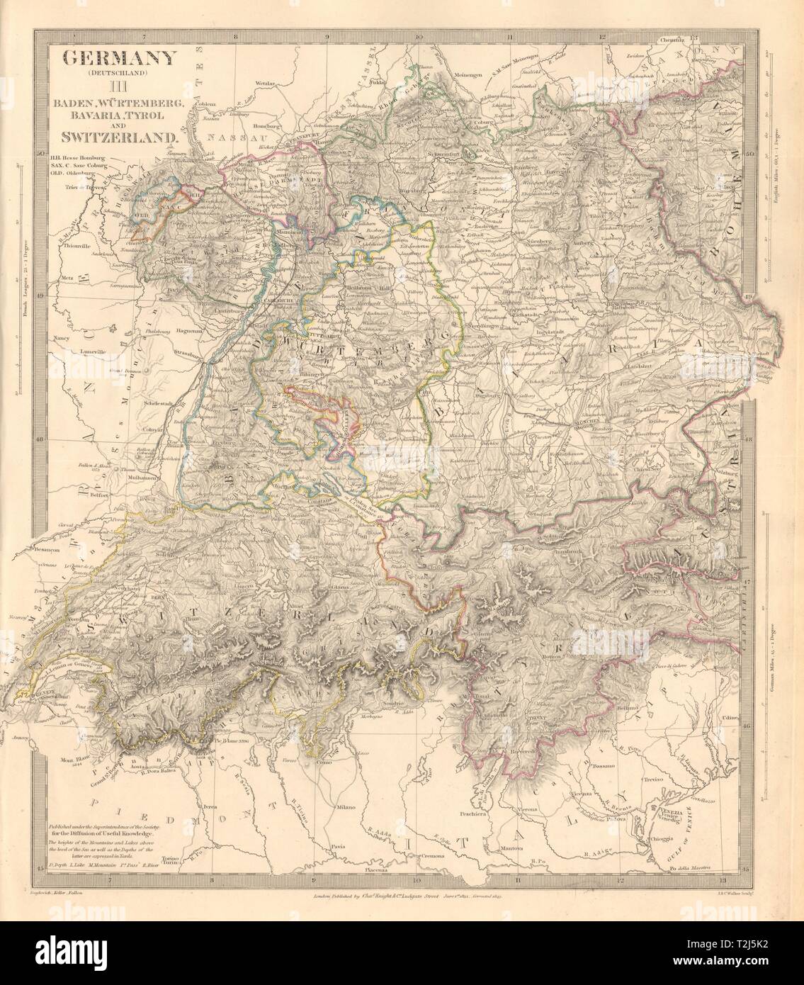 Baden wurttemberg map hi-res stock photography and images - Alamy