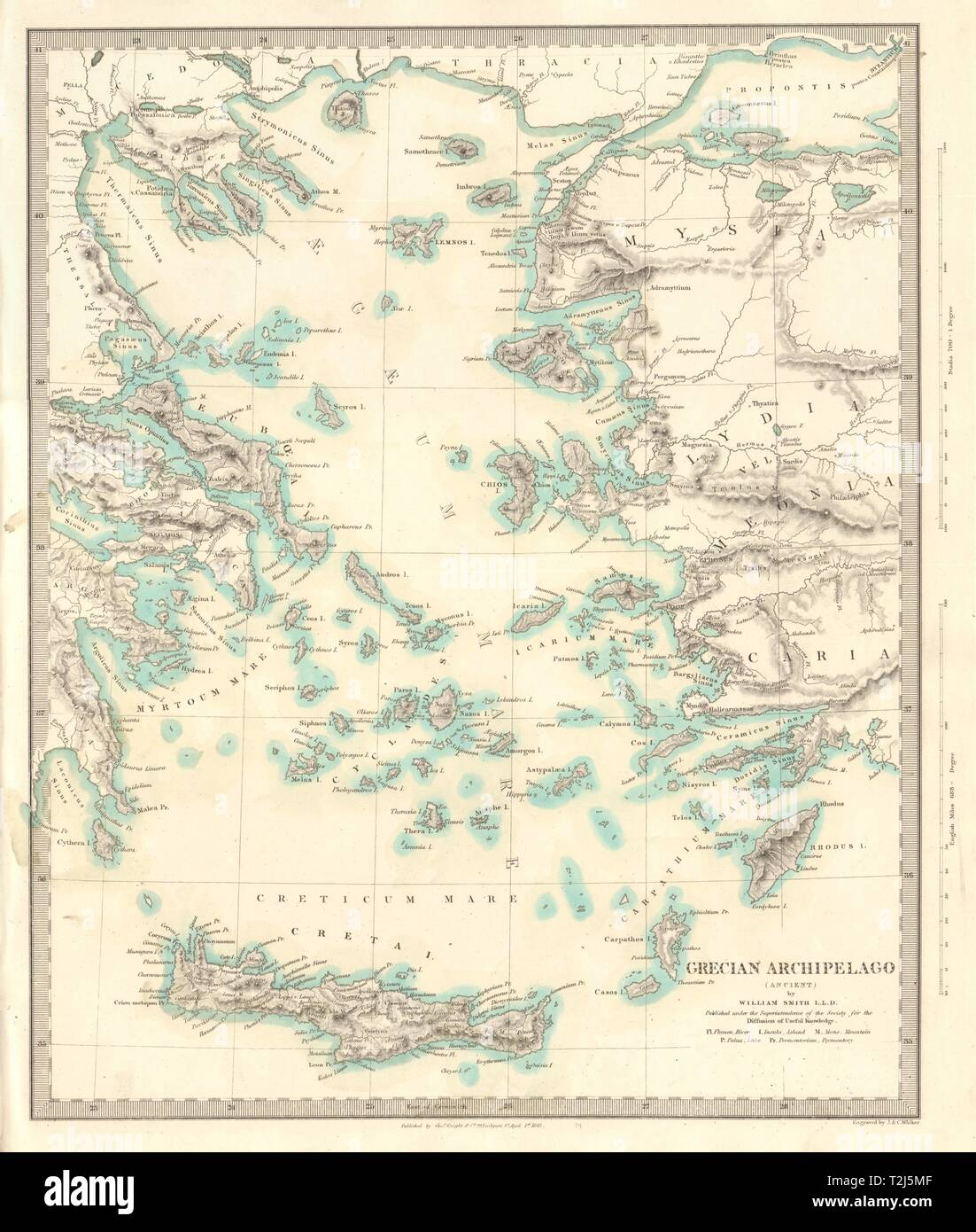 Creta map hi-res stock photography and images - Alamy