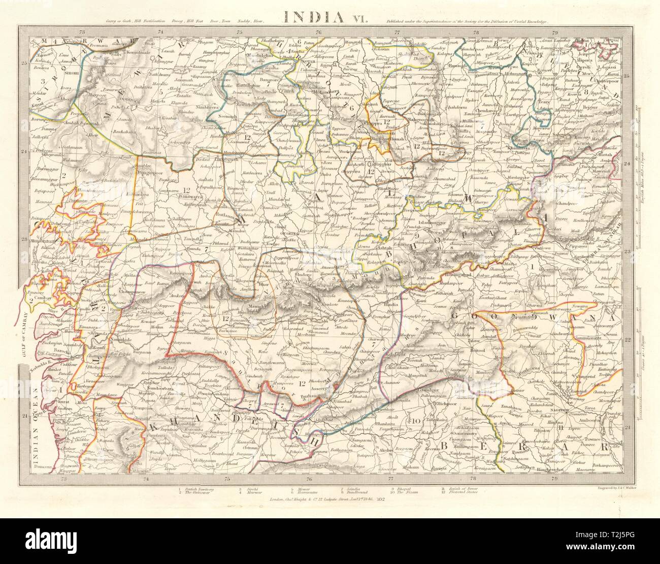 Map of bhopal hi-res stock photography and images - Alamy