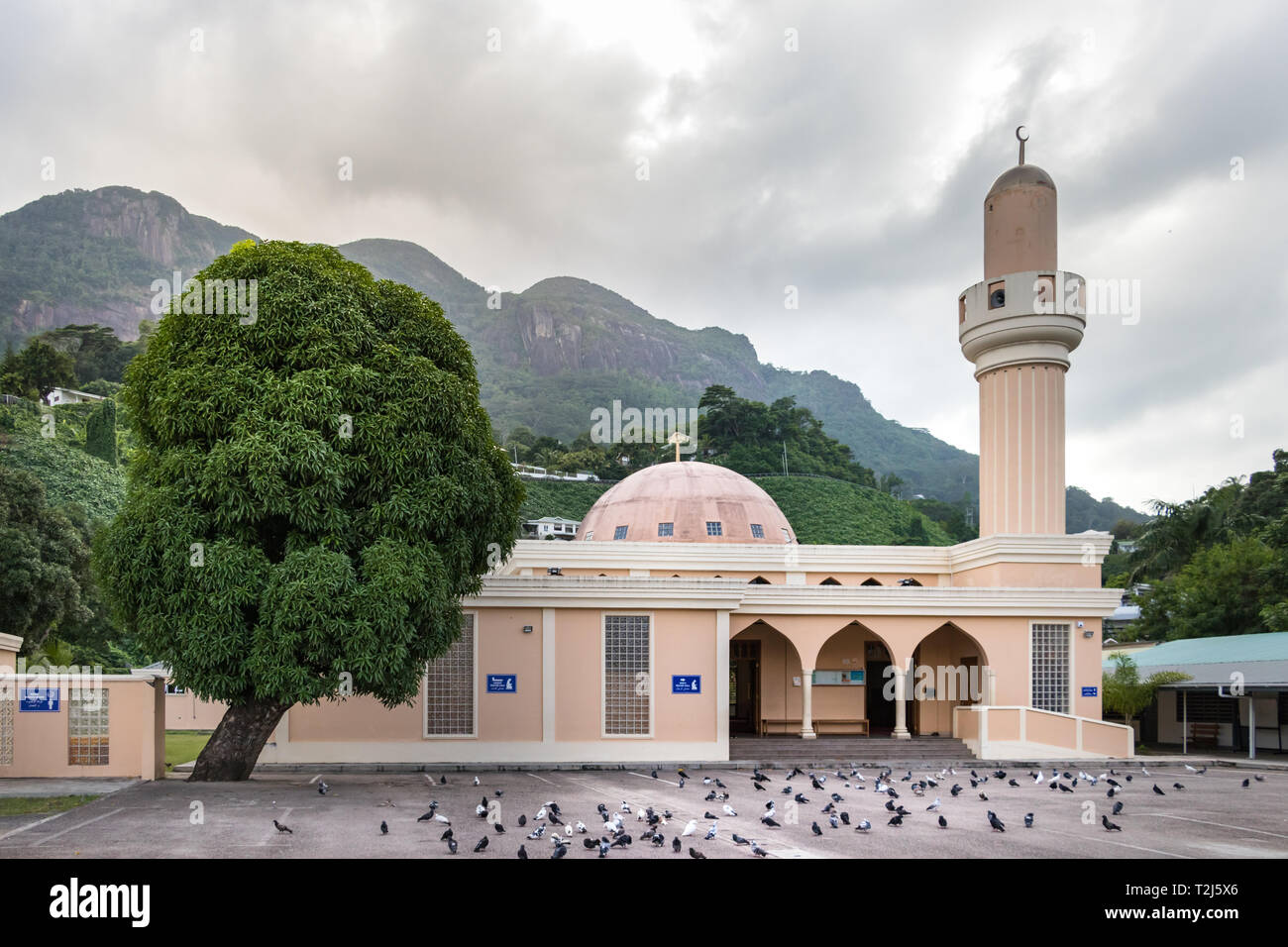 Victoria, Seychelles - February 3th, 2019: The Victoria Mosque in ...