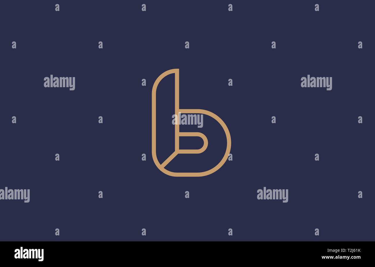 brown blue line number 6 logo icon for a company business or corporate ...