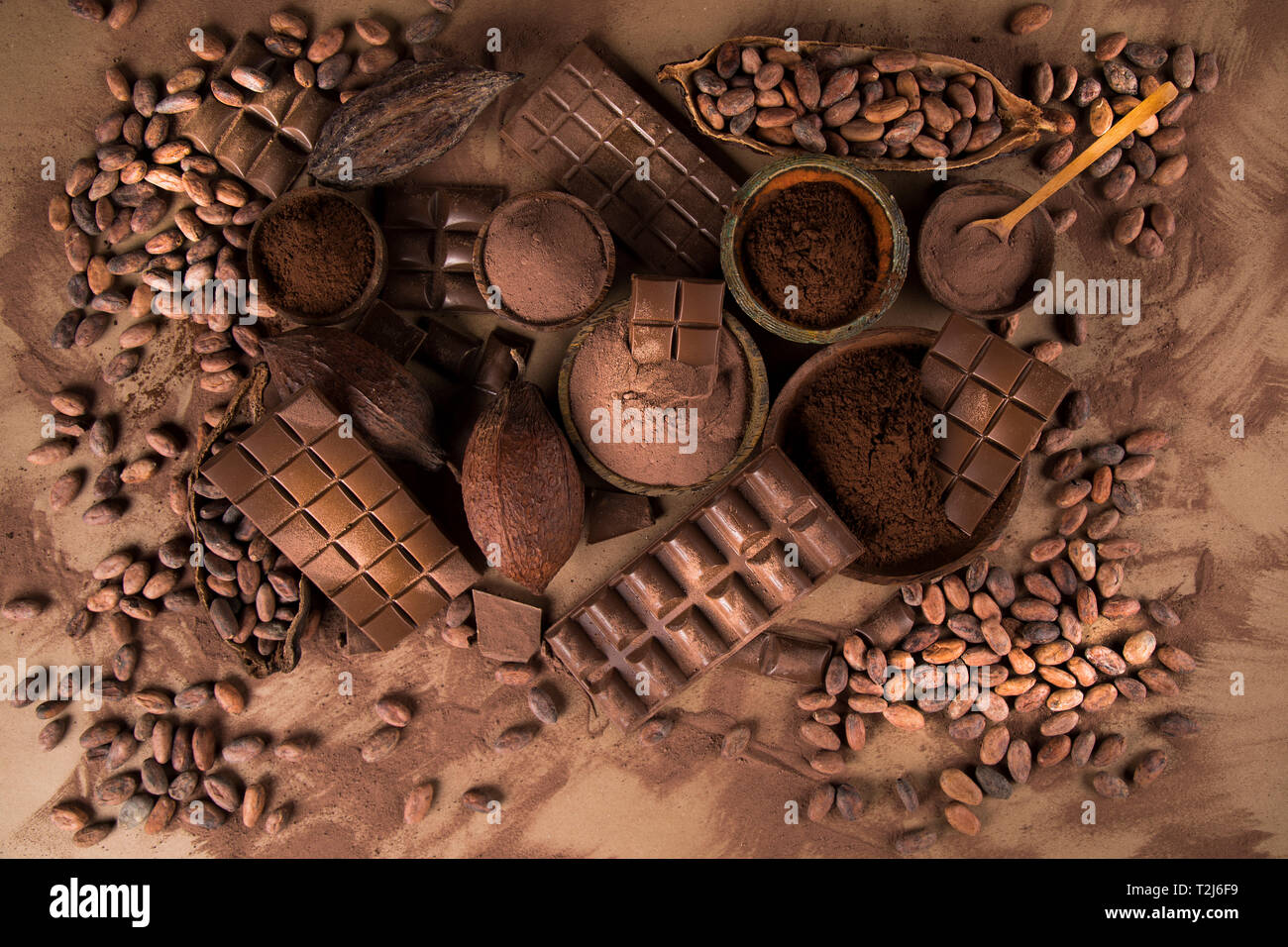 Set of Chocolate candies collection Stock Photo - Alamy