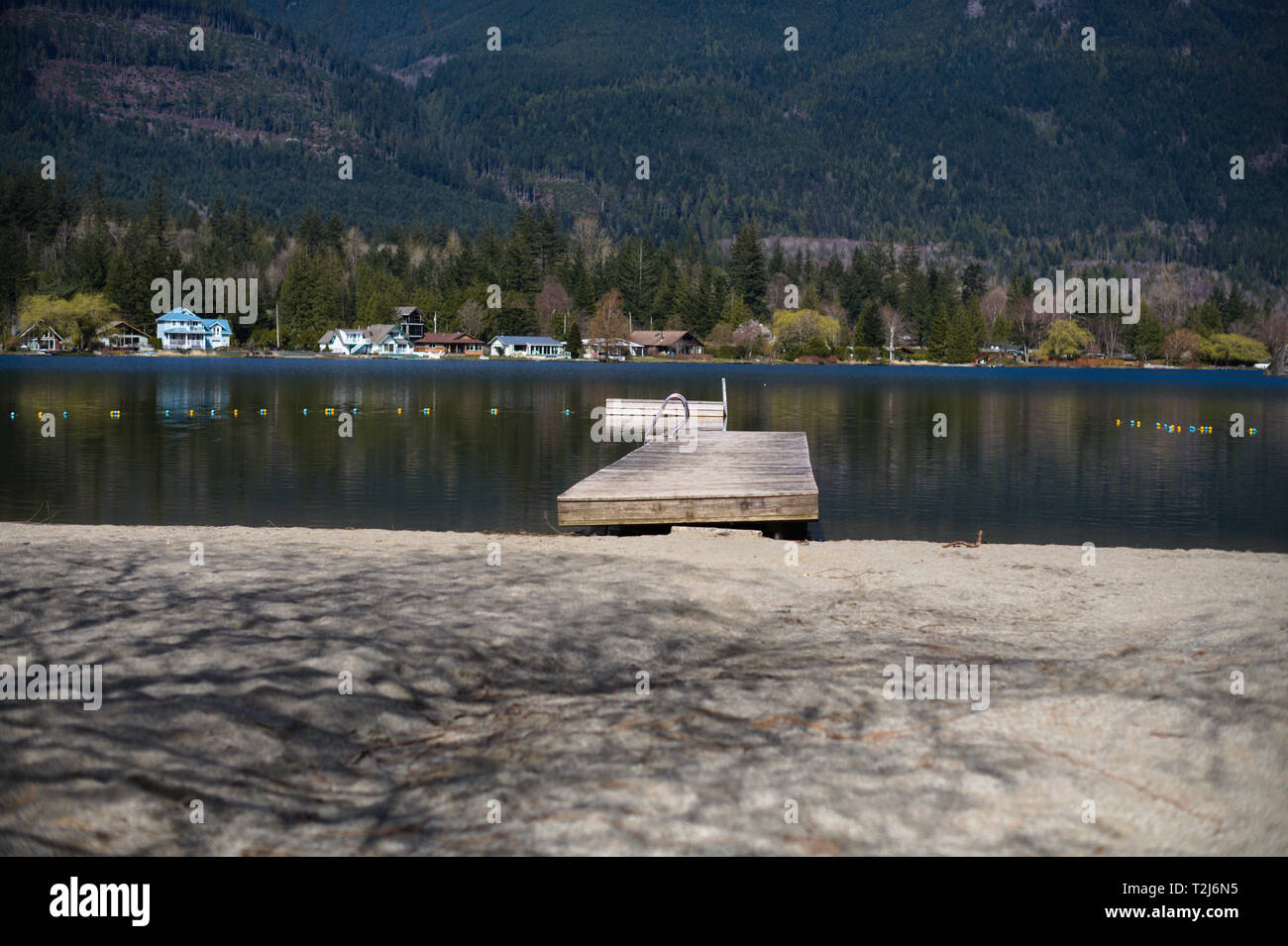 Lake Errock in Deroche, Mission, British Columbia, Canada Stock Photo ...