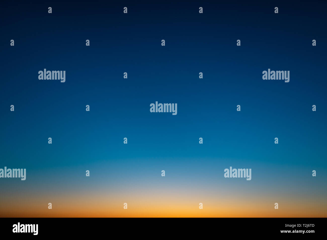 Vivid amazing sunset in Baltic States - Dusk in the sea with horizon ...