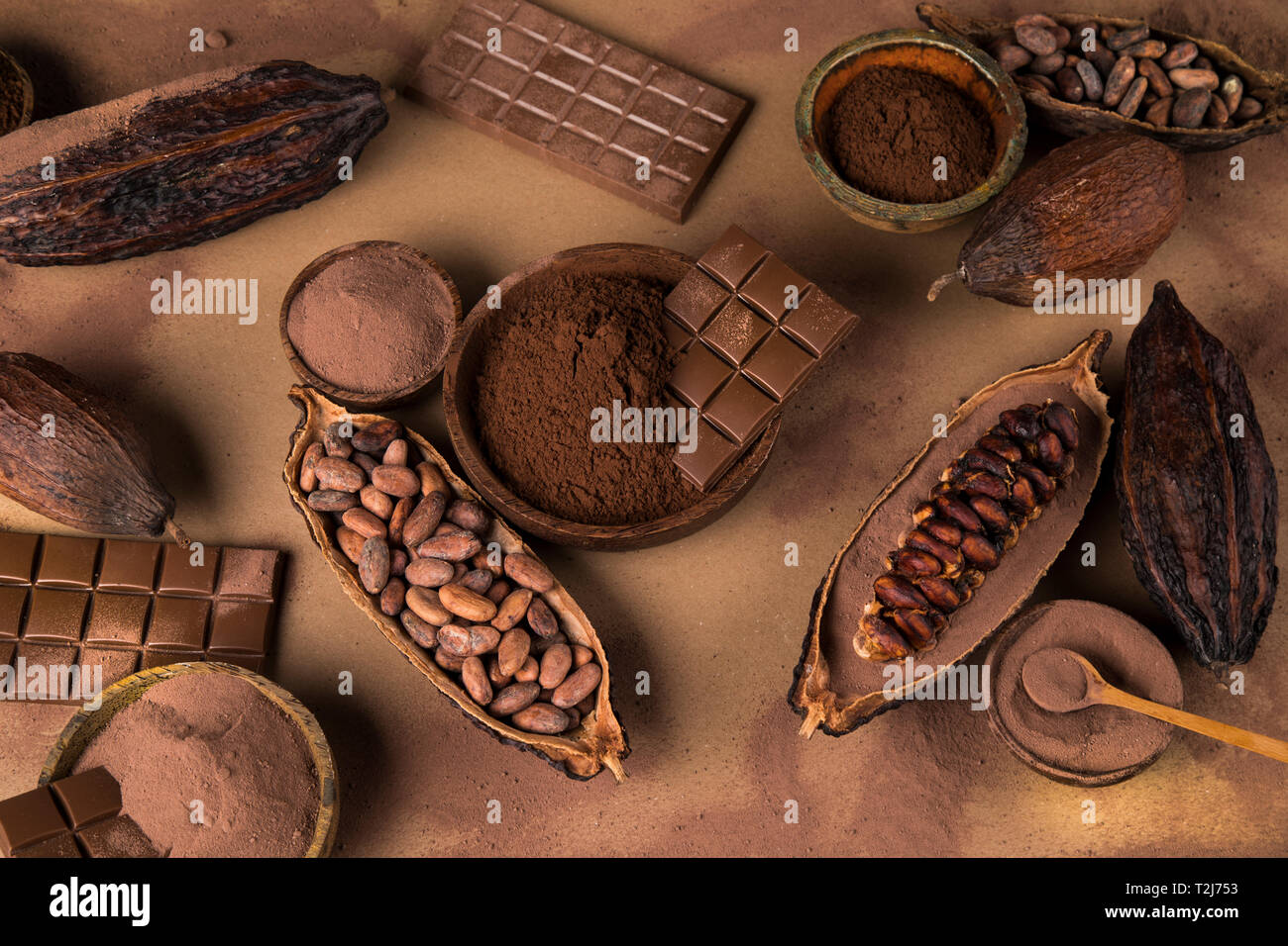 Set of Chocolate candies collection Stock Photo - Alamy