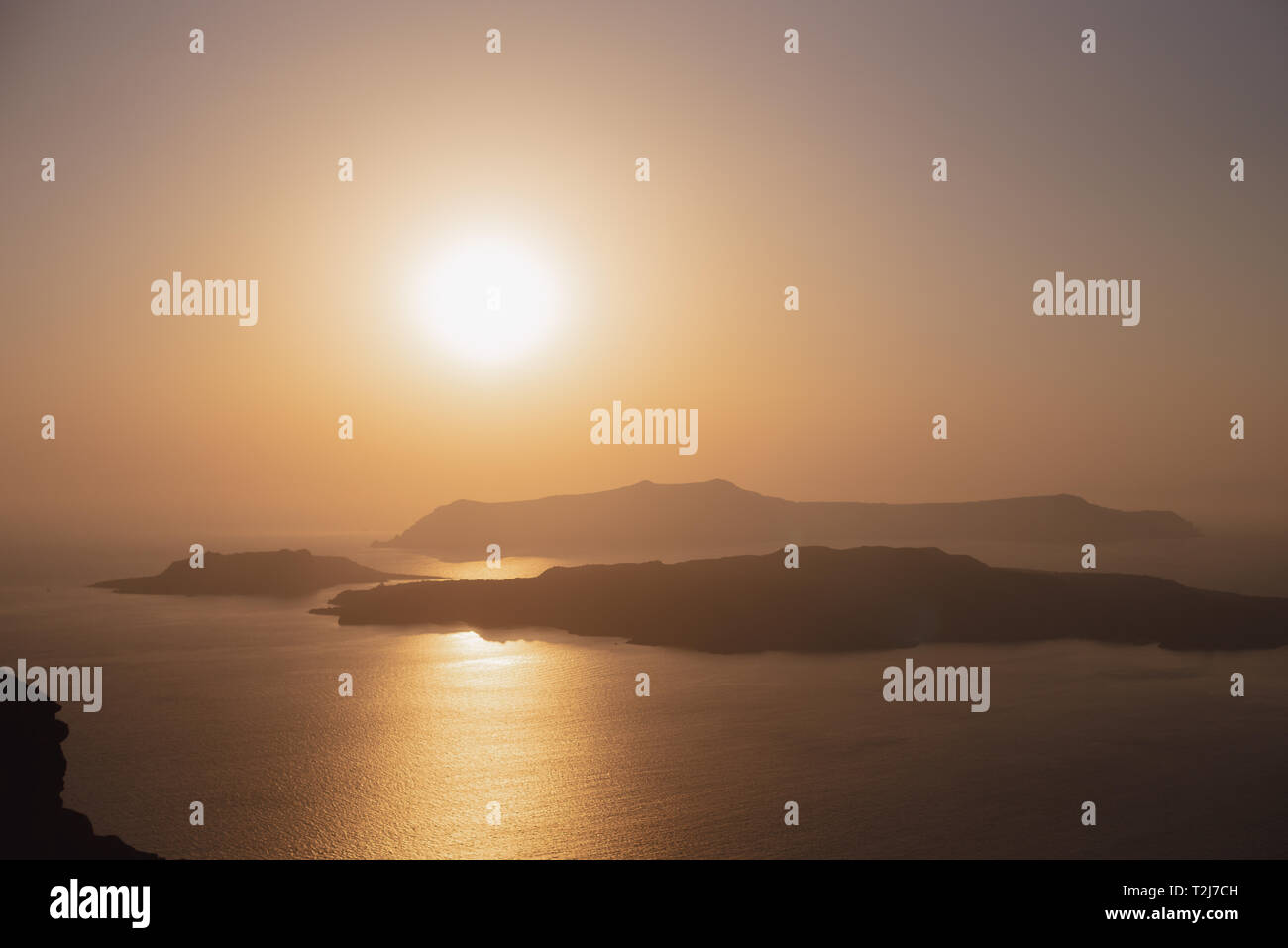 Boats cruising the Aegean Sea watch one of the most beautiful sunsets ...