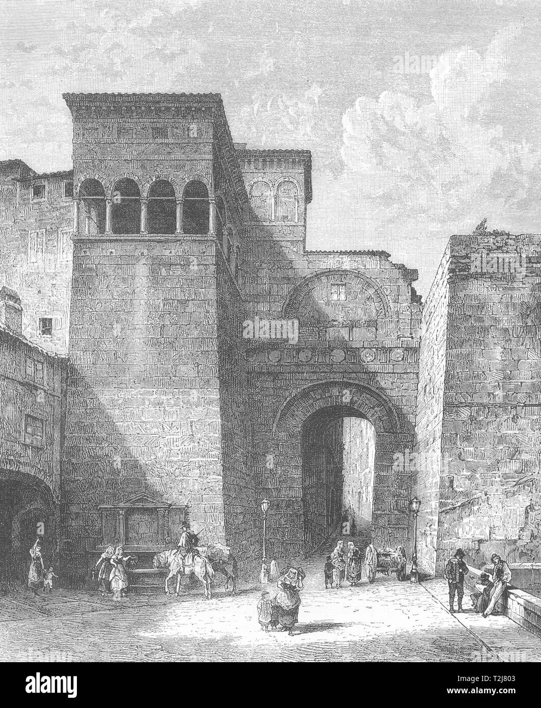 Porta augusta Black and White Stock Photos & Images - Alamy