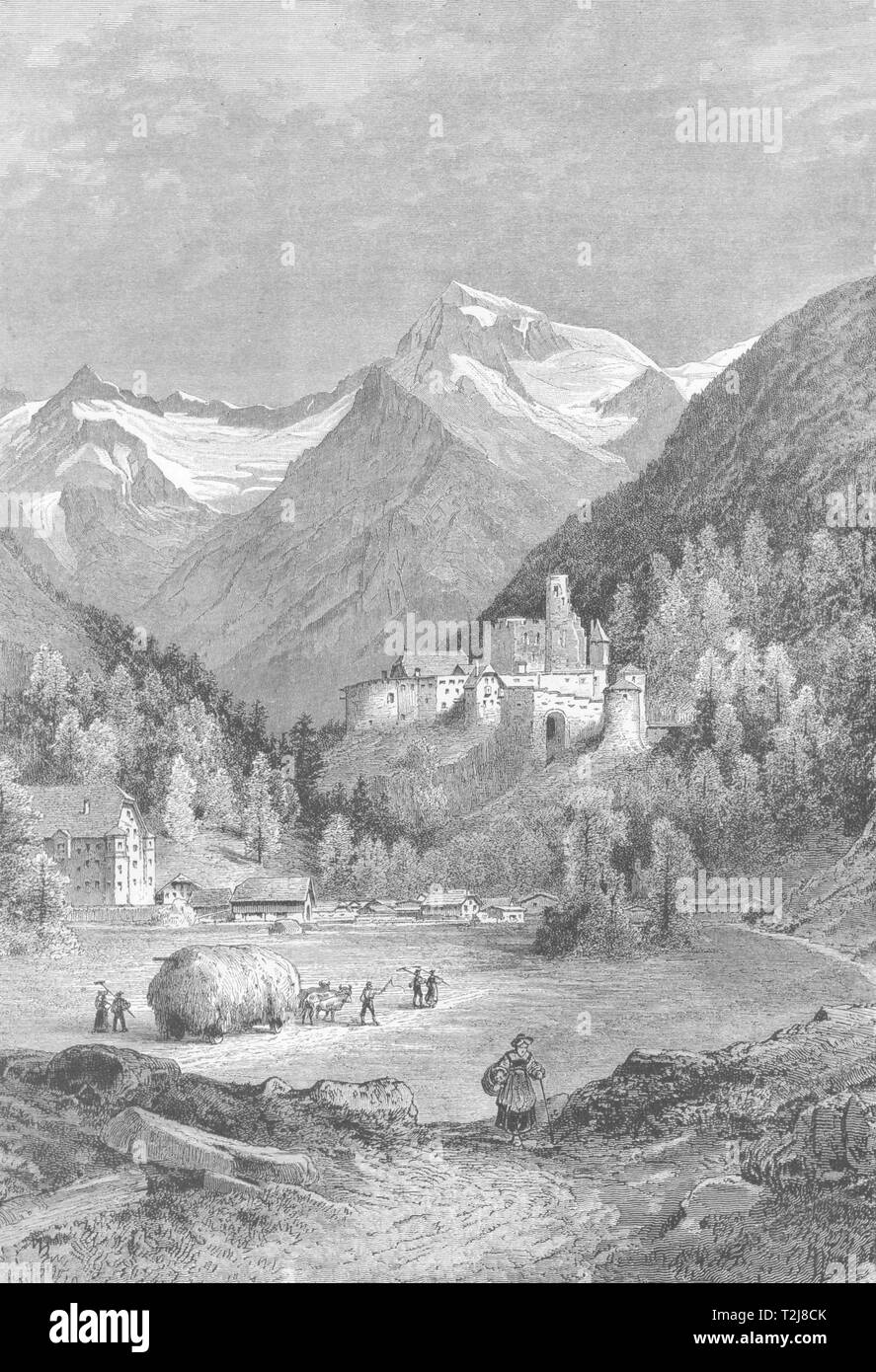 Tyrol castles Black and White Stock Photos & Images - Alamy