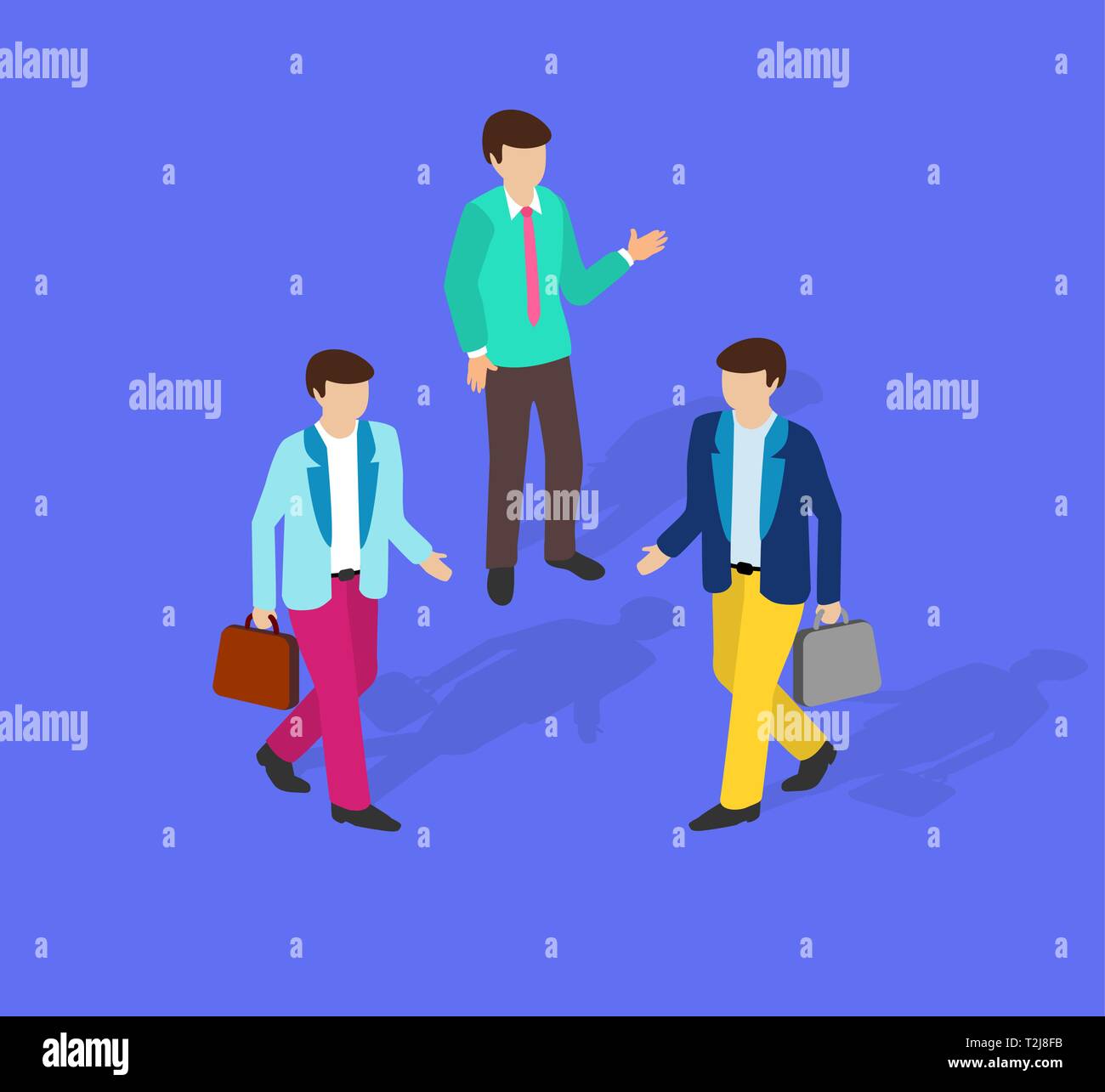 Work style concept 3d isometric hi-res stock photography and images - Alamy